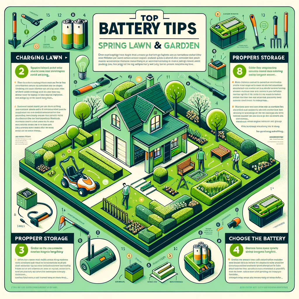 Top Battery Tips for Spring Lawn and Garden Prep